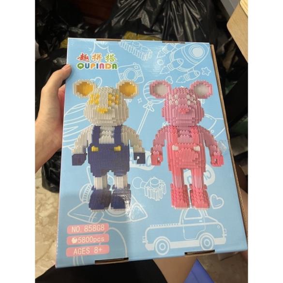 Hộp 2 Set LEGO Bearbrick Size To 35Cm | Shopee Việt Nam