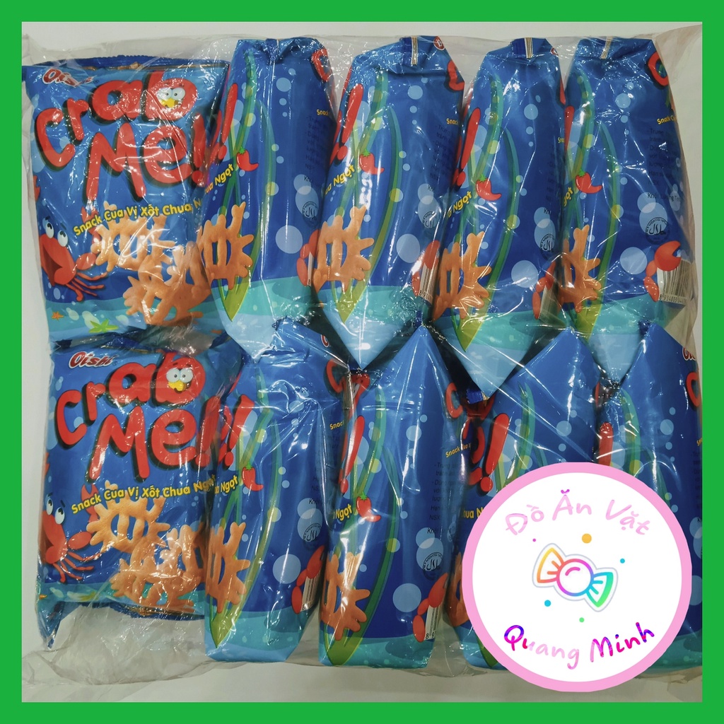 Bán sỉ bịch Bim bim Oishi Snack cua Crab Me! gói lớn 32 g/10 gói giòn ...