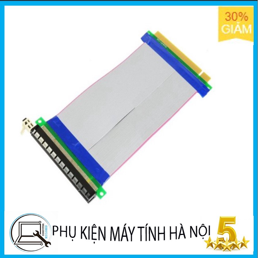 Cáp riser 16x to 16x – Dây chuyển đổi khe PCIe cho VGA, hỗ trợ card màn ...