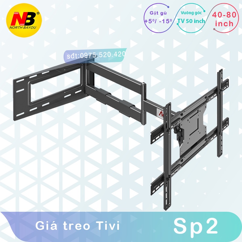 NB SP2 E89 Giá Treo Tivi Xoay Vuông Góc - Khung Treo Tivi – [Màn hình 40 - 70 Inch] [Xoay 90 Độ ...