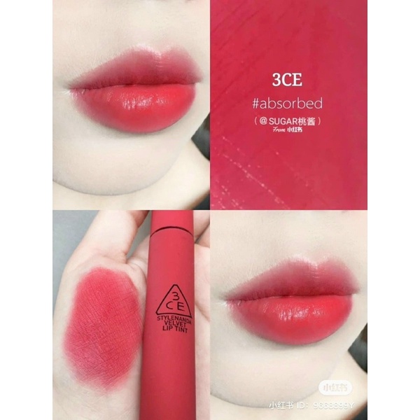 𝗦𝗢𝗡 𝗞𝗘𝗠 𝟯𝗖𝗘 𝗩𝗘𝗟𝗩𝗘𝗧 𝗟𝗜𝗣 𝗧𝗜𝗡𝗧 - 𝐀𝐛𝐬𝐨𝐫𝐛𝐞𝐝 | Shopee Việt Nam