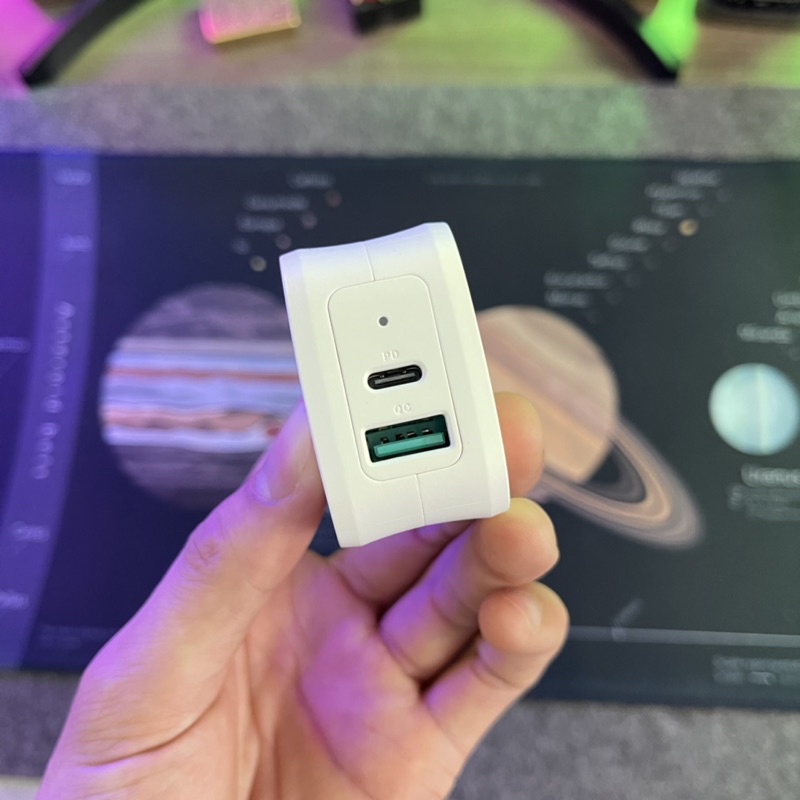 Củ Sạc Nhanh 2 cổng RAvPower 18w PD cổng C + Usb QC 3.0 RP-PC113/RP-PC108 - Chính hãng, Mới ...