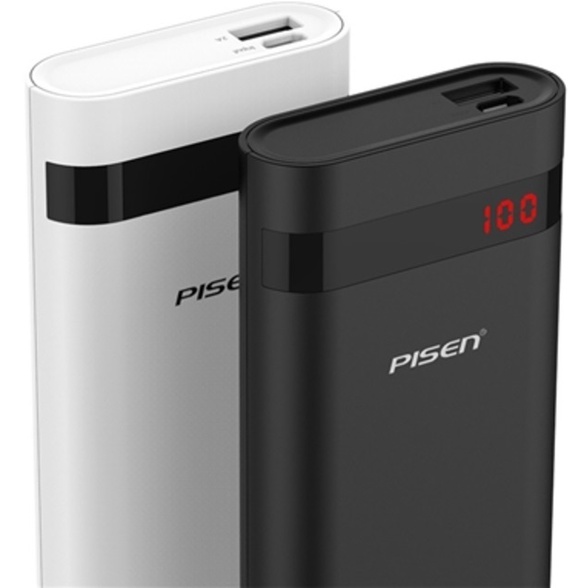 Pin sạc dự phòng PISEN 10000mAh đèn led hiển thị phần trăm Pin | Shopee ...