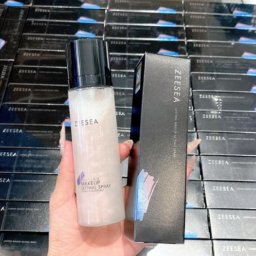 Xịt khóa nền makeup ZEESEA Rose Pink trang điểm bám màu lâu trôi bắt sáng 50ml | Shopee Việt Nam