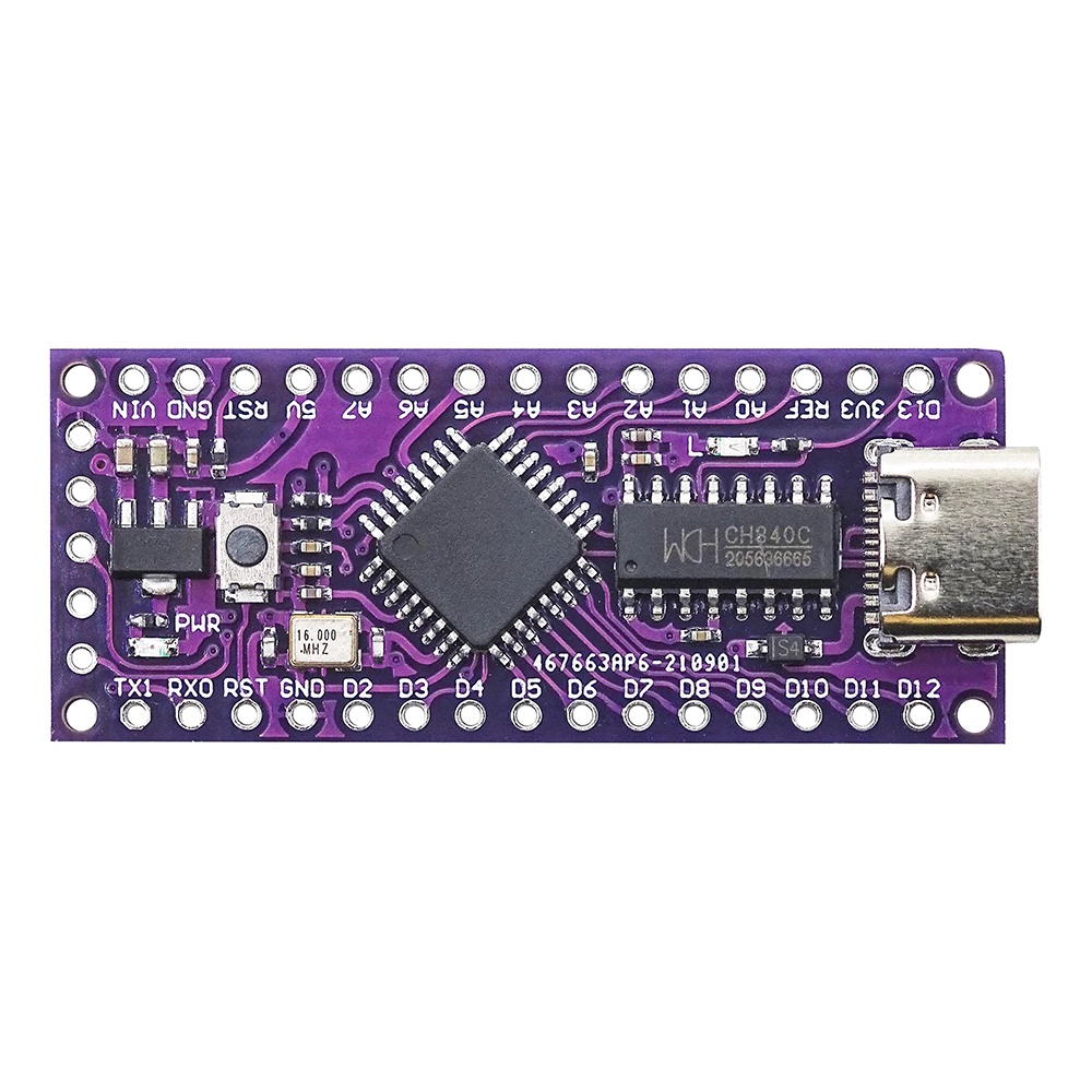 Mạch arduino LGT8F328P nano Type-C V3.0 LQFP32/LQFP48 MiniEVB | Shopee ...