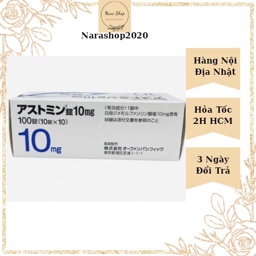 Viên uống hỗ trợ giảm ho Nhật Bản Astomin 10mg Hộp 100 viên | Shopee ...