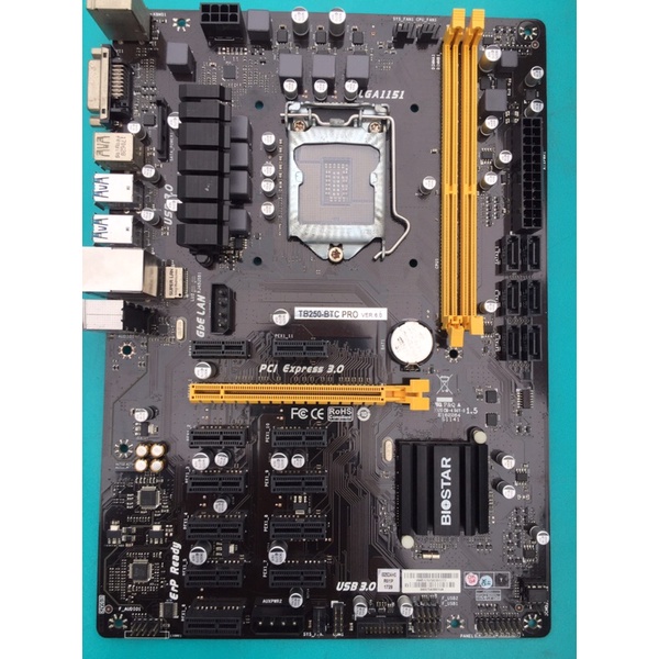 Mainboard B250 Biostar TB250-BTC PRO 12 PCIe | Shopee Việt Nam