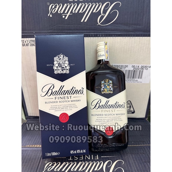 BALLANTINE FINEST 1L | Shopee Việt Nam