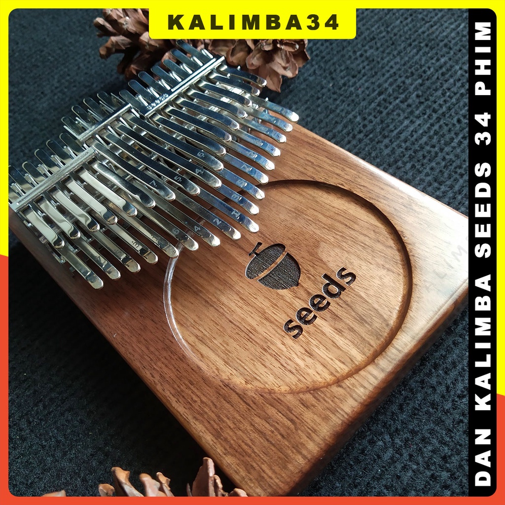 Đàn Kalimba 34 Phím - SEEDS - gỗ Óc Chó Đen Bắc Mỹ - Kalimba Nguyên ...