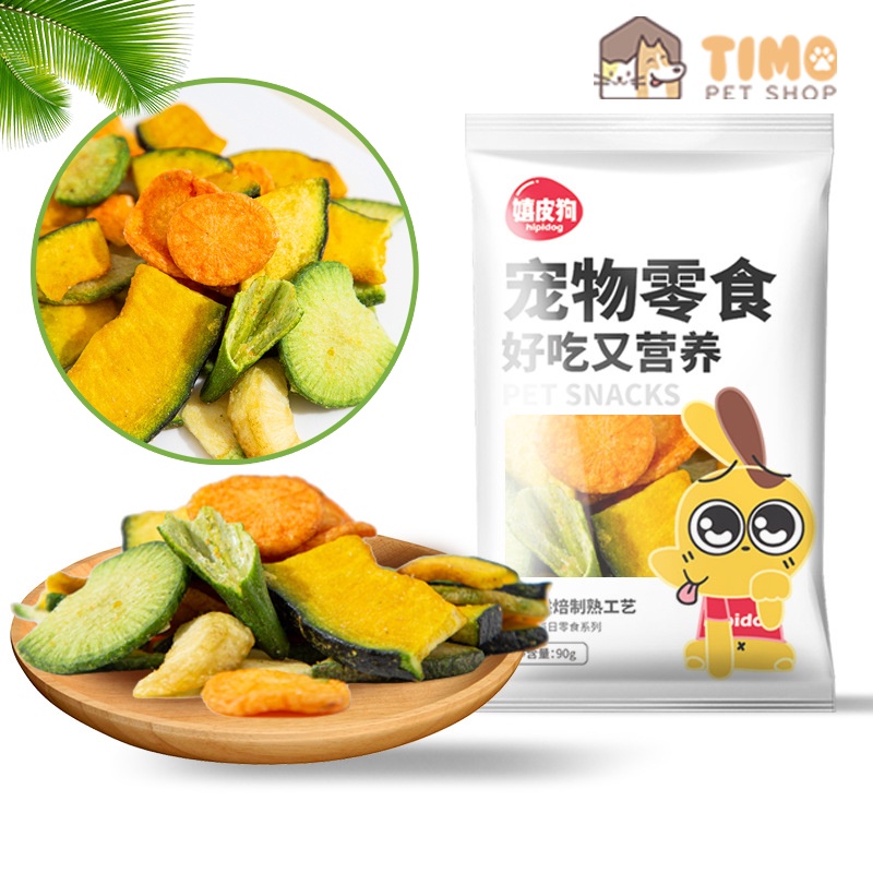 Snack Rau Củ & Trái Cây Sấy Khô Cho Chó Mèo - Bổ Sung Vitamin, Dinh ...