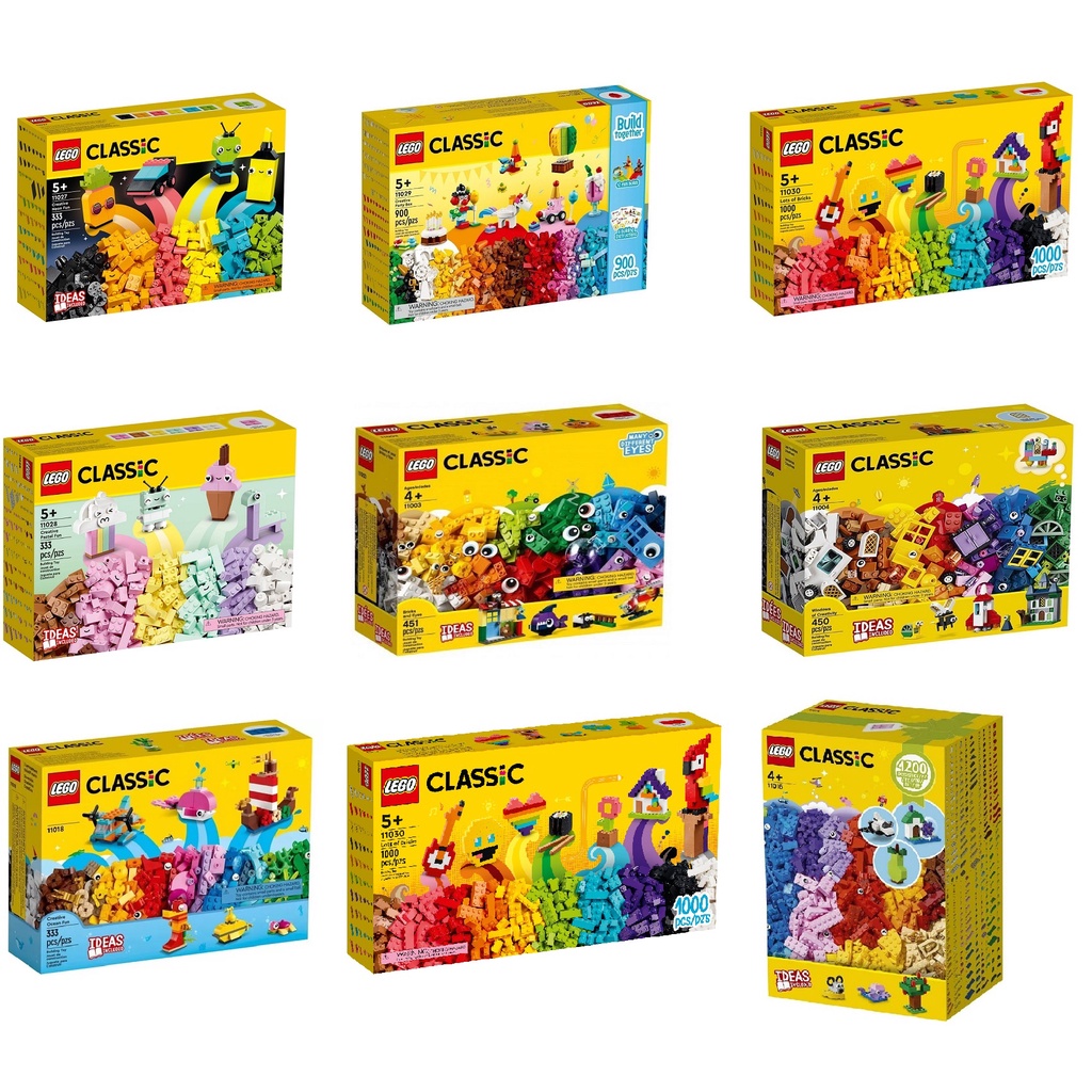 LEGO CLASSIC - Bộ Gạch Sáng Tạo (11027,11028,11029,11003,11004,11016 ...