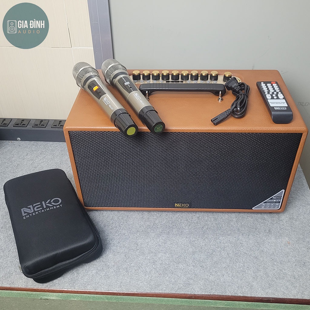 Loa karaoke xách tay Neko NK600 2 Bass 16.5 - Chính hãng | Shopee Việt Nam