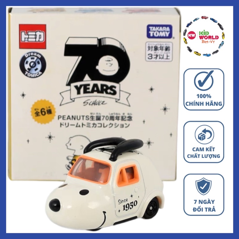 Xe mô hình Tomica Box Disney Snoopy 70 Years. MS: 892. | Shopee Việt Nam