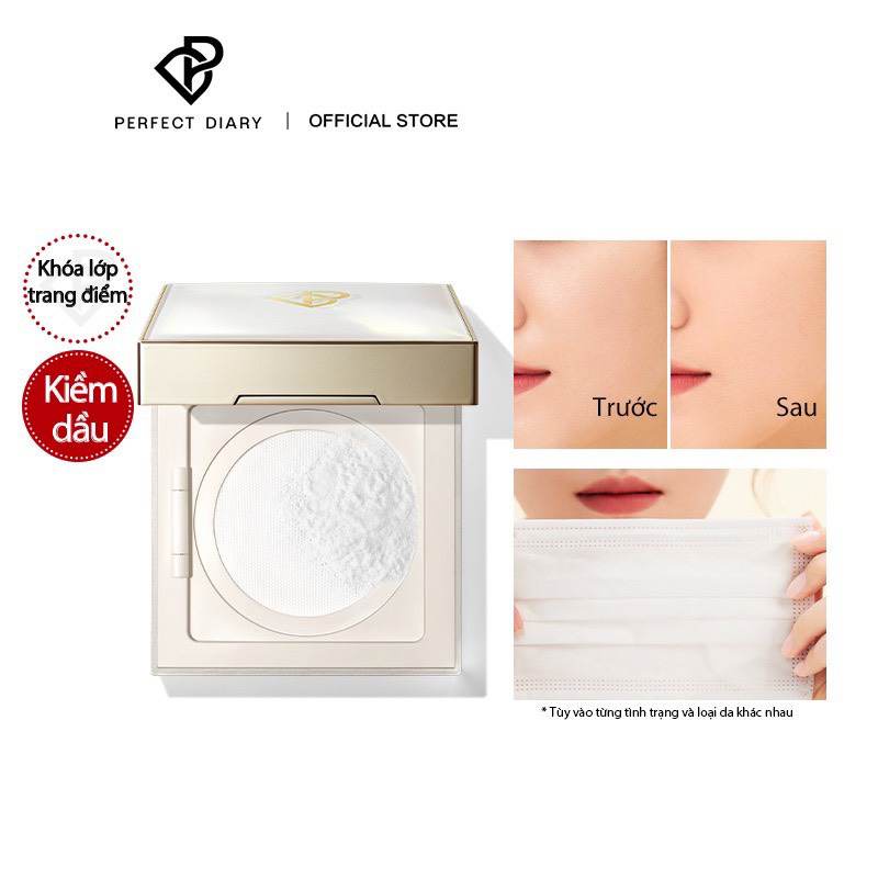 Phấn phủ dạng bột Perfect Diary có ưu điểm kiềm dầu 7g /1.8g(mẫu mới ...