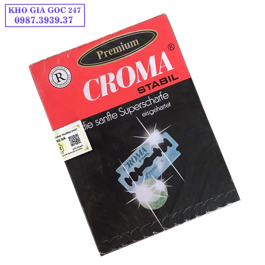 Lưỡi Dao Lam Croma Hộp 200 Lưỡi | Shopee Việt Nam