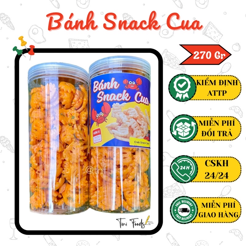 BÁNH SNACK CUA LẮC MẮM HÀNH - GIÒN RỤM SIÊU NGON - HŨ PET 250G | Shopee ...