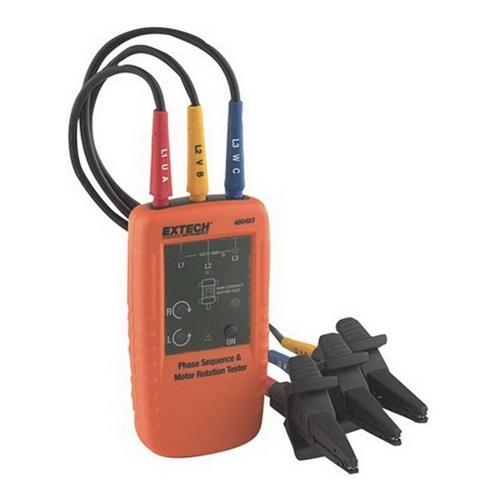 Đồng hồ chỉ thị pha và chiều quay động cơ EXTECH 480403 (40~600VAC ...