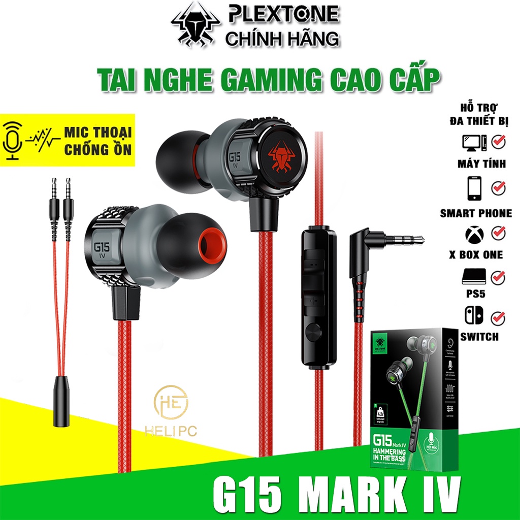 Tai nghe chơi game PLEXTONE G15 Bản IV 2022 có mic chống ồn Tai nghe ...