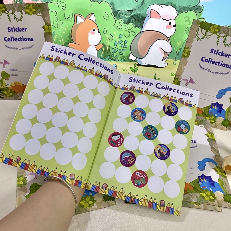 Sổ đựng stickers (sổ tay sticker khổ A5) | Shopee Việt Nam