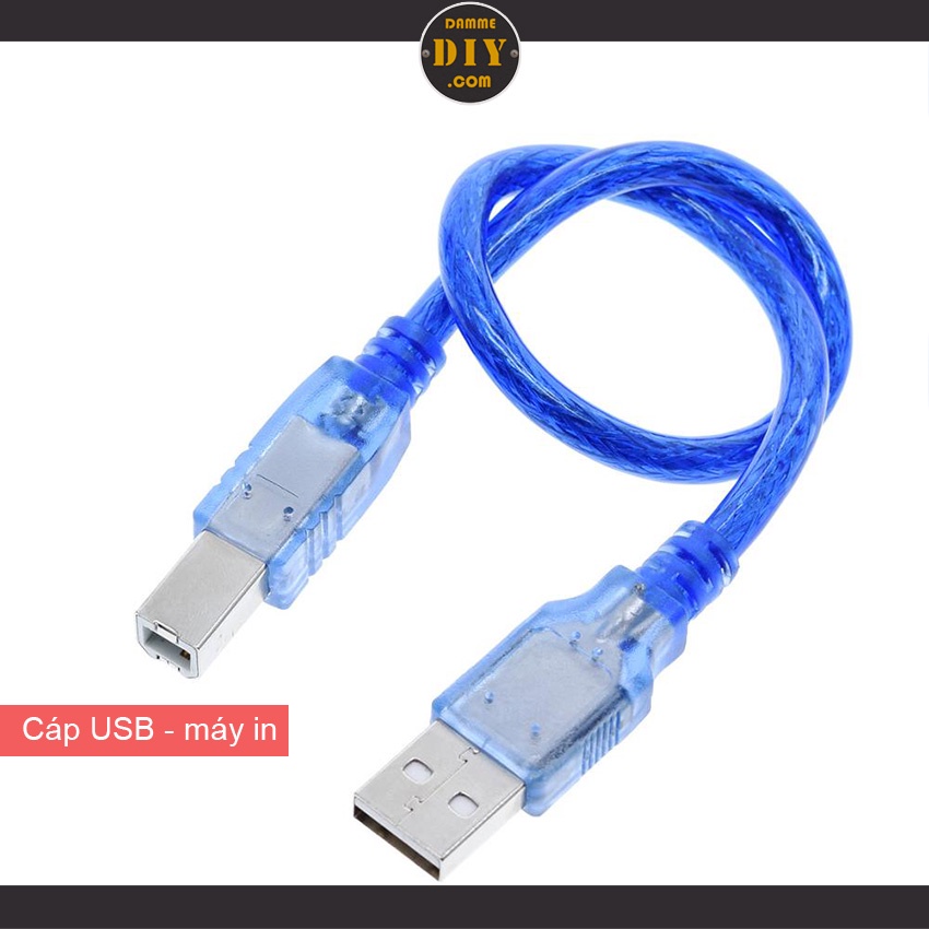 Dây cáp nạp code Arduino, dây cáp máy in, cáp usb 30cm | Shopee Việt Nam