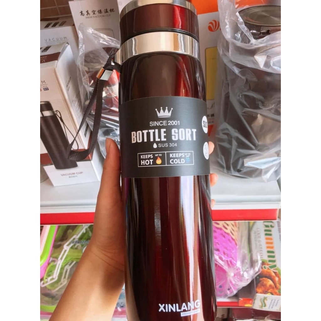 Bình Giữ Nhiệt Inox Bottle Sport 1000ML INOX 304 Kiểu Dáng Thể Thao Có ...