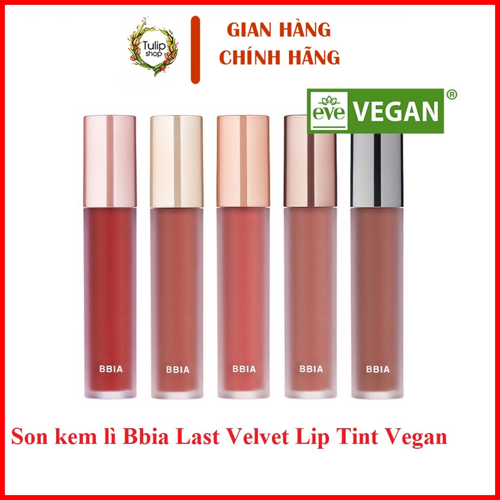 (MẪU MỚI 2022)Son kem lì Bbia Last Velvet Lip Tint màu 02 04 12 25 36 ...