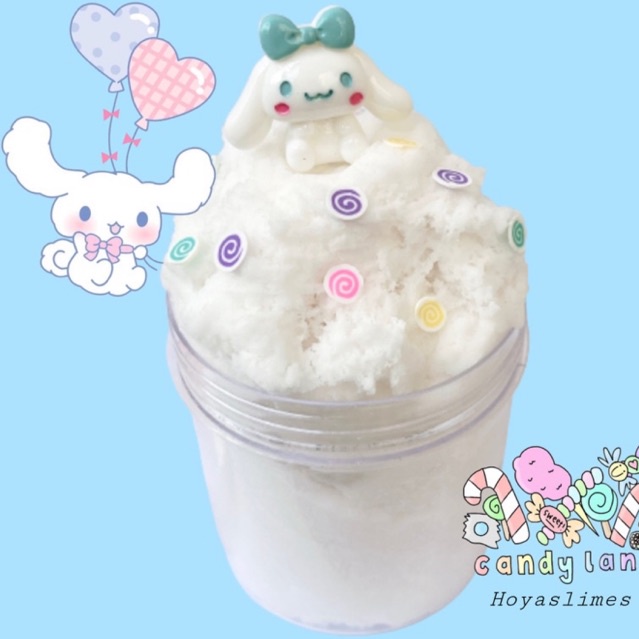 CINNAMONROLL CANDY LAND (Slime Mây SNOWONDER)/ Tuyết Mỹ/ Kèm Charm, Cốm ...