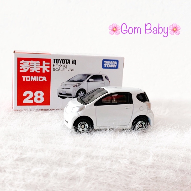 Xe Mô Hình Tomica No.28 TOYOTA IQ màu trắng tỷ lệ 1:60 | Shopee Việt Nam