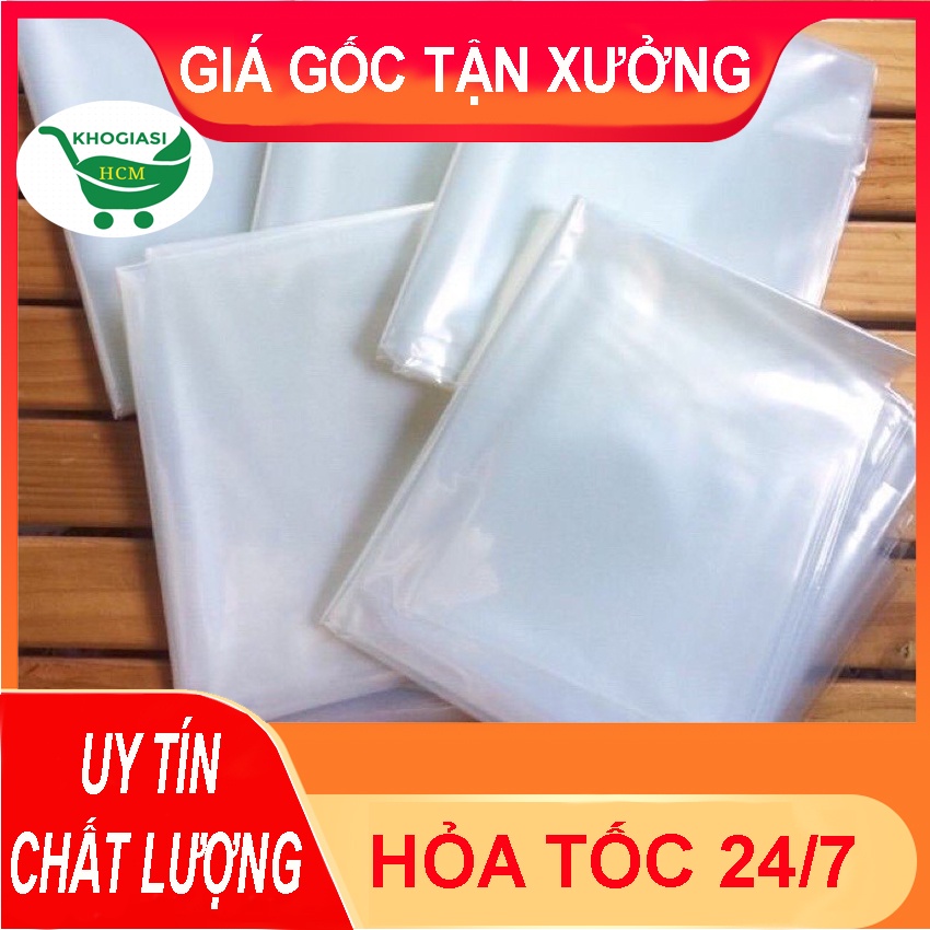 10 KG Túi nilon - túi pe trong khổ lớn 80 x 120cm dày 5-6 zem | Shopee ...