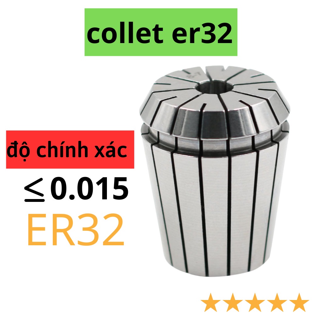 Collet er32, đầu kẹp dao dùng cho BT30/40/50,collet er25/20 , ống kẹp ...