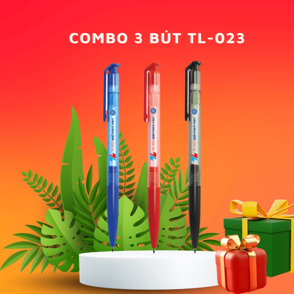 [ Qùa tặng ] Combo 3 bút bi Thiên Long TL-023 | Shopee Việt Nam