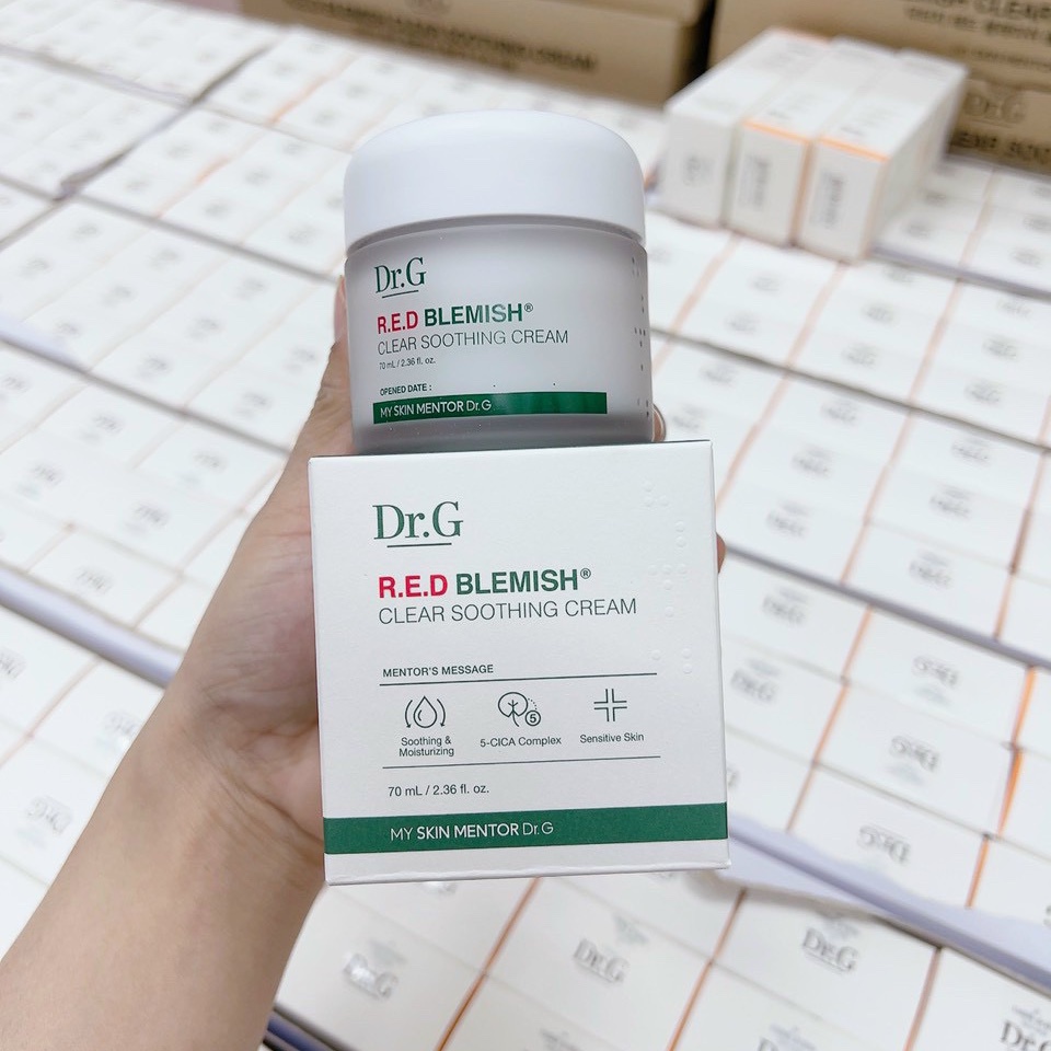 Kem Dưỡng Dr.G R.E.D Blemish Clear Soothing Cream 70ml | Shopee Việt Nam