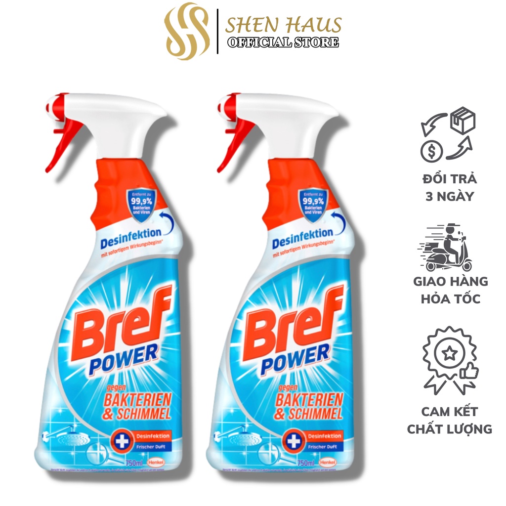 Chai Xịt Tẩy Nấm Mốc Diệt 99,9% Vi Khuẩn Bref Power 750ml - Hàng Chính Hãng | Shopee Việt Nam