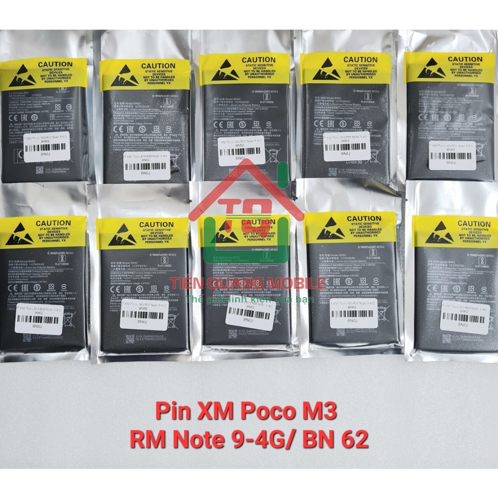 Pin Xiaomi Poco M3/ BN62/ Redmi 9T/ Note 9 4G | Shopee Việt Nam