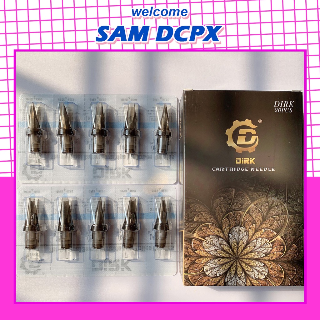 Kim máy pen Dirk Đạn 1 tới 15, kim máy pen phun môi và tattoo | Sam Dcpx | Shopee Việt Nam