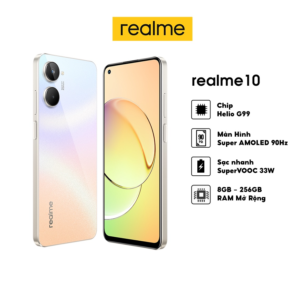 Điện Thoại realme 10 (8GB/256GB) - Hàng Chính Hãng Miễn Phí Vận Chuyển ...