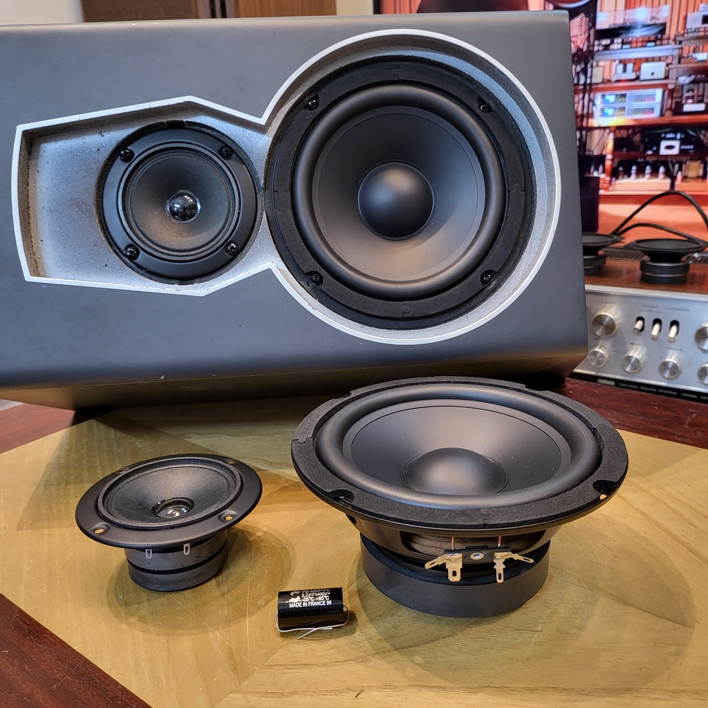 Combo đóng loa nghe nhạc gồm: củ loa Mid Bass 16, loa trép 10, Giá 1 vế ...