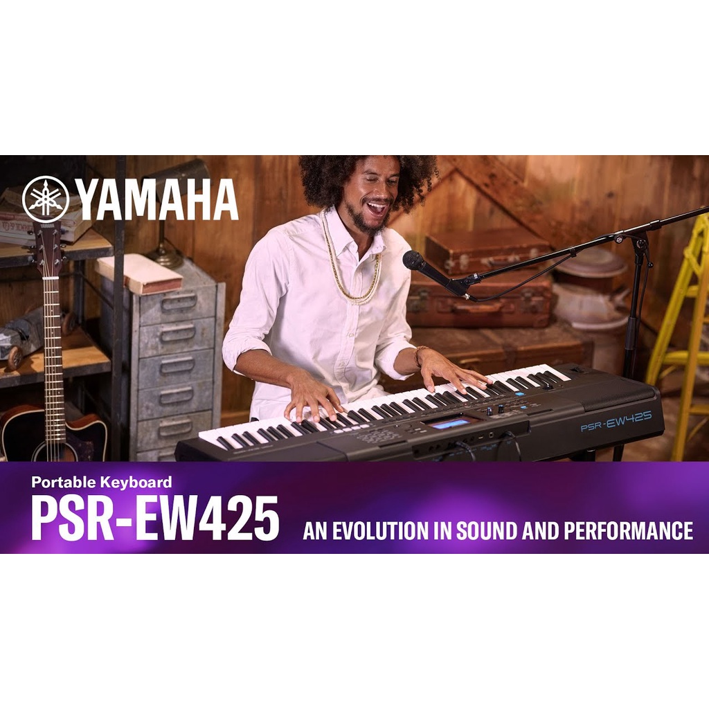 Đàn Yamaha PSR EW425 Made In India | Shopee Việt Nam