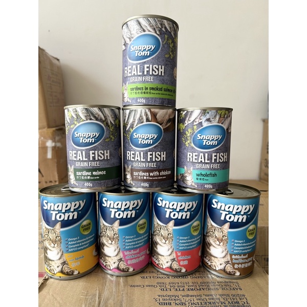PATE SNAPPY TOM LON 400g Cho mèo trưởng thành | Shopee Việt Nam