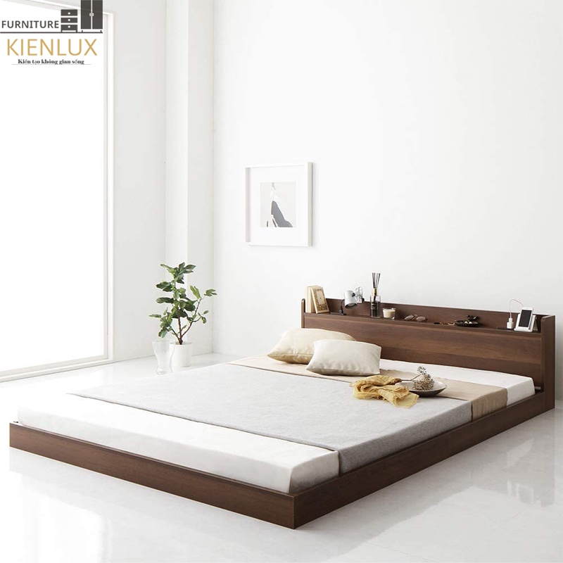 [Freeship HCM]Giường Ngủ Gỗ Thiết Kế Kiểu Hàn Quốc GNKL-019 | Shopee ...