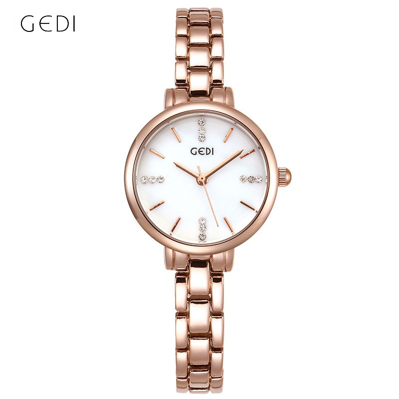 Đồng hồ đeo tay GEDI 1206 dây thép thời trang cao cấp cho nữ | Shopee ...