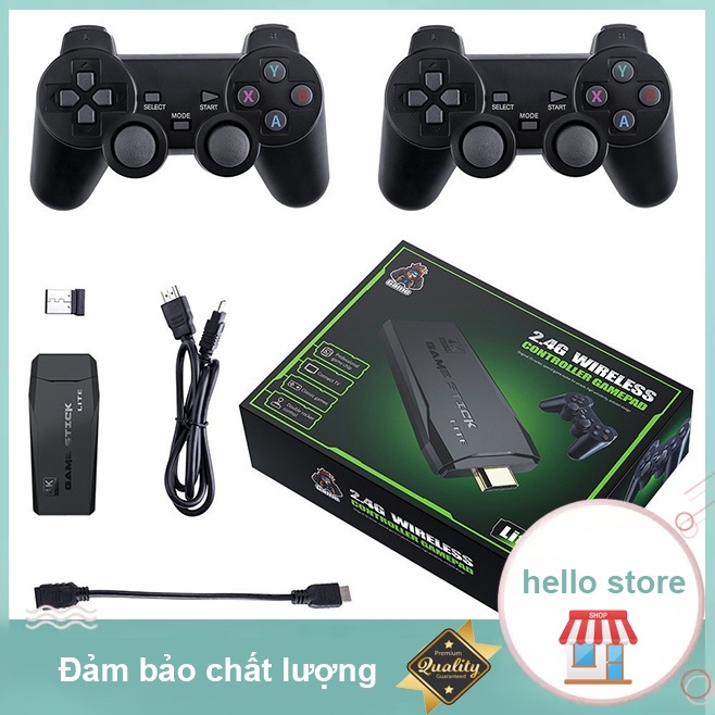 Game Stick 4k V2 Pro 2023, 64GB-15.000 trò + 50 game mới tải thêm, máy ...