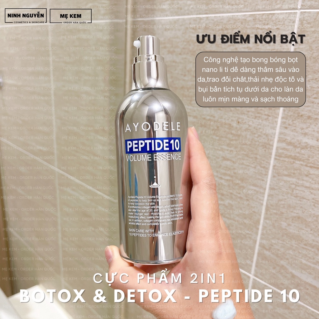Tinh chất Botox detox Peptide 10 Ayodele 100ml | Shopee Việt Nam