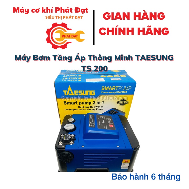 Máy Bơm Tăng Áp Tự Động Thông Minh 2 trong 1 TAESUNG TS-200A-Bảo Hành Chính Hãng 24 Tháng ...
