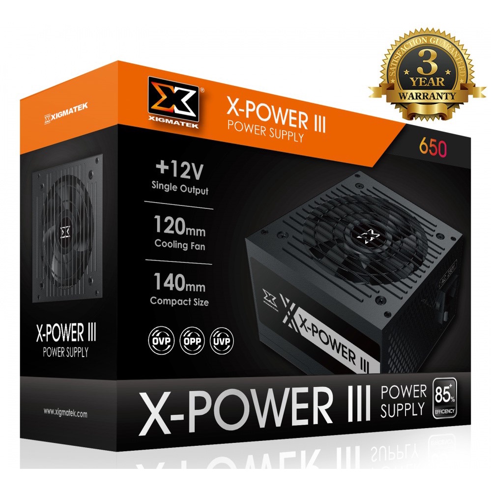 Nguồn máy tính XIGMATEK X-Power III 650 - 600W - 80 Plus | Shopee Việt Nam