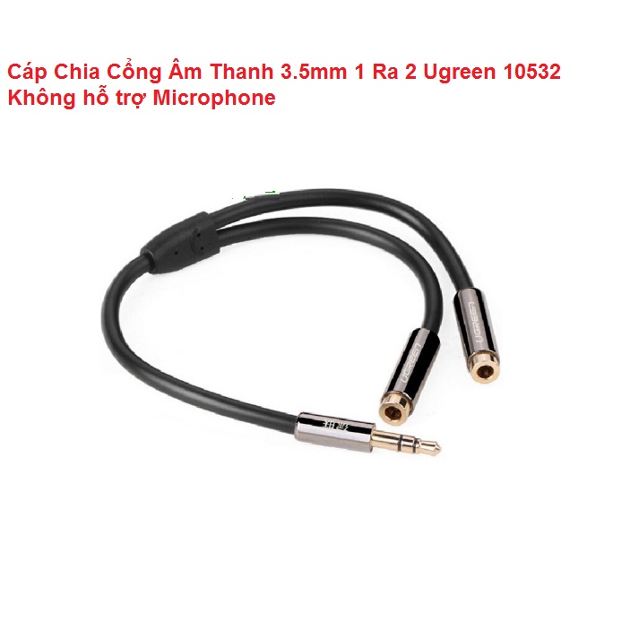 Cáp Chia Cổng Âm Thanh 3.5mm 1 Ra 2 dài 20cm Ugreen 10532 | Shopee Việt Nam