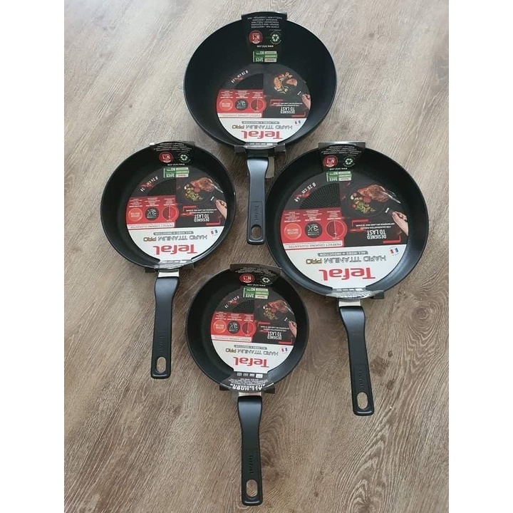 (MADE IN FRANCE) CHẢO TEFAL HARD TITANIUM PRO PFANNE 20-24-28cm | Shopee Việt Nam