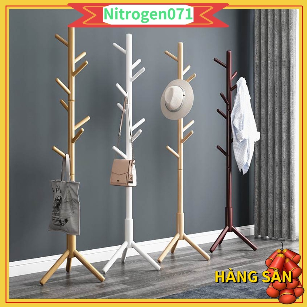 Cây Treo Đồ Cây Treo Quần Áo Đứng Bằng Gỗ Kiểu Dáng Hàn Quốc - Đơn giản ...