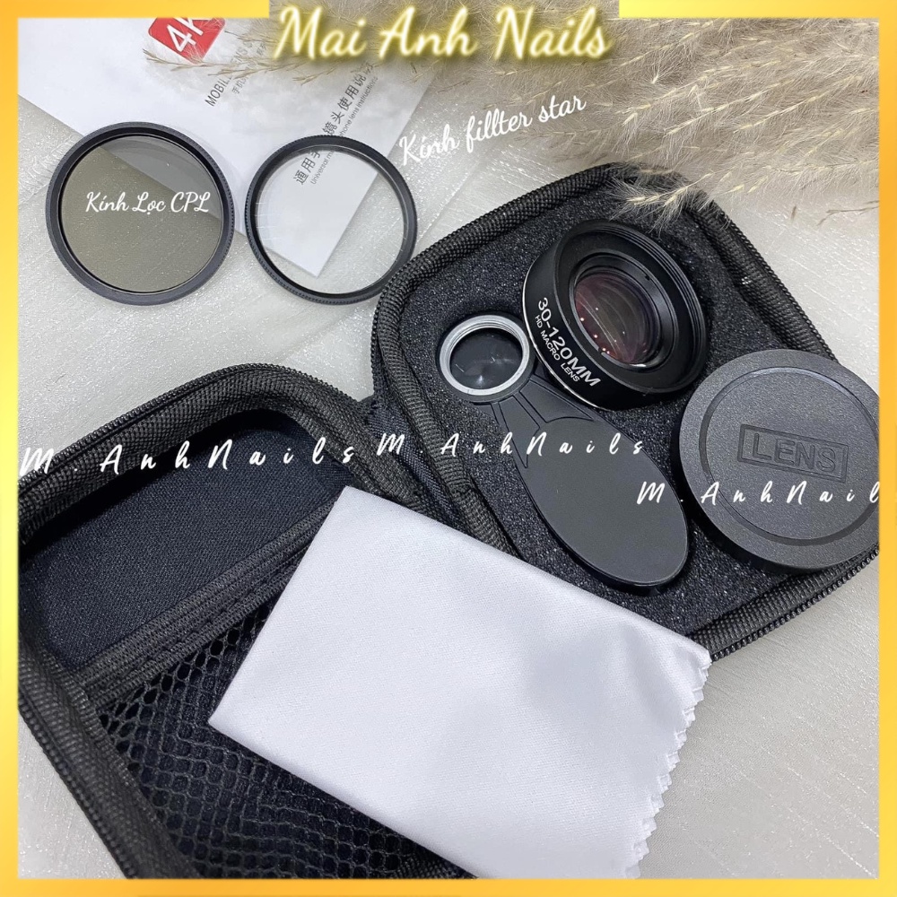 HÀNG KHÔNG ĐỔI/TRẢ - Lens Marco chụp ảnh Nail & Spa - Ống kính MARCO ...