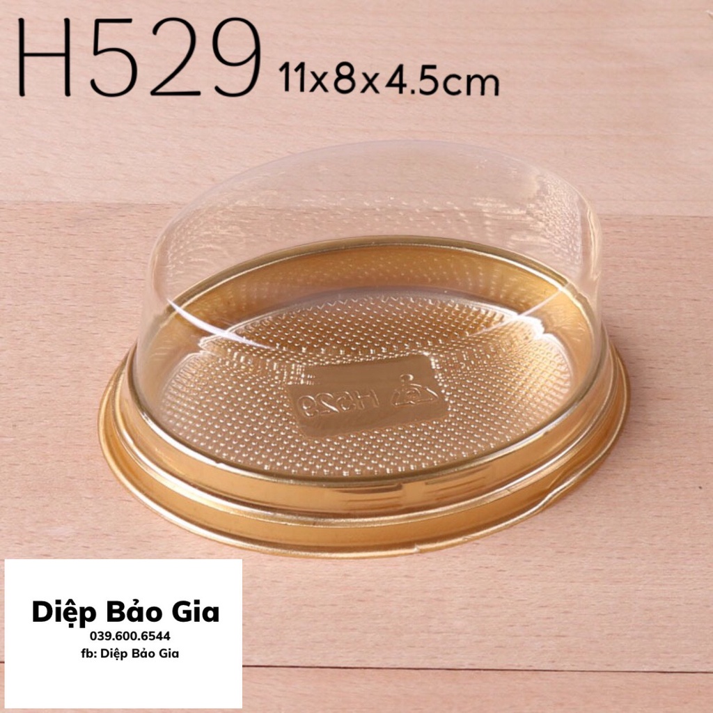 Hộp nhựa oval nắp trong H529 set 10c | Shopee Việt Nam